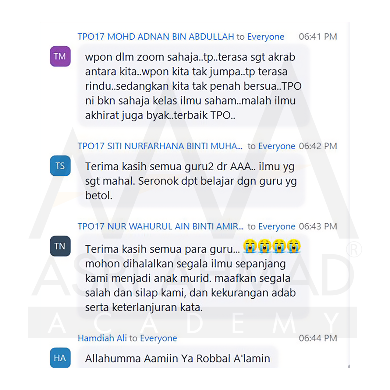 Pengalaman Menyertai Kelas Saham Asri Ahmad Academy - Asri Ahmad Academy